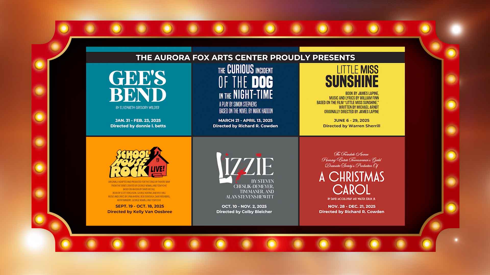 Aurora Fox Arts Center 40th Season | Auroratv