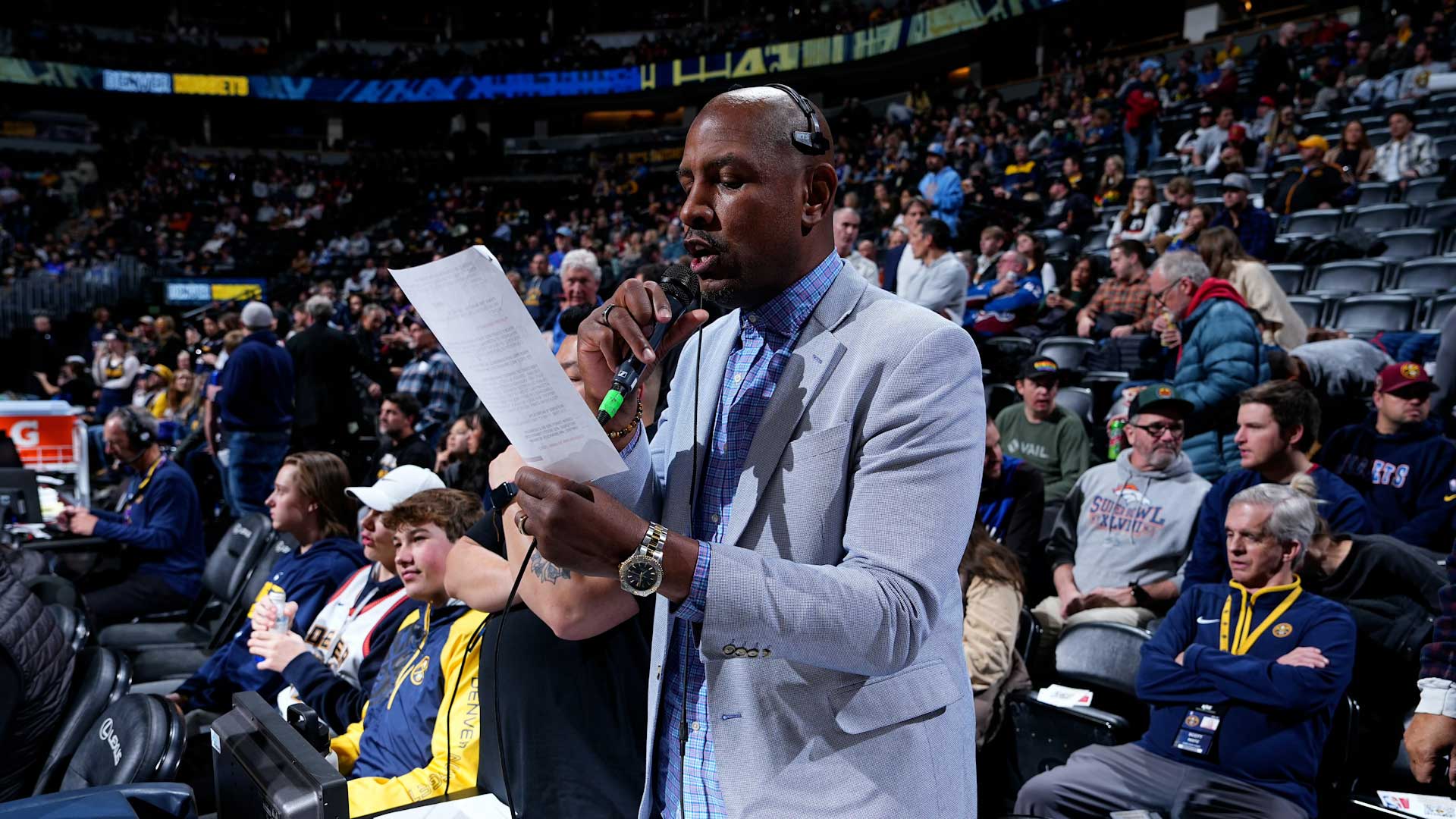 Courtside to Classroom: Nuggets PA Announcer Embraces Both Roles | Auroratv