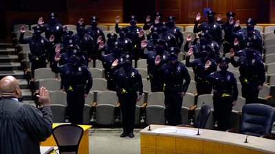 Police Graduation Class 2020-1B | Auroratv